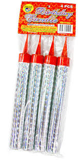 PARTY DELIGHT CANDLES BY WC(4/60/4)